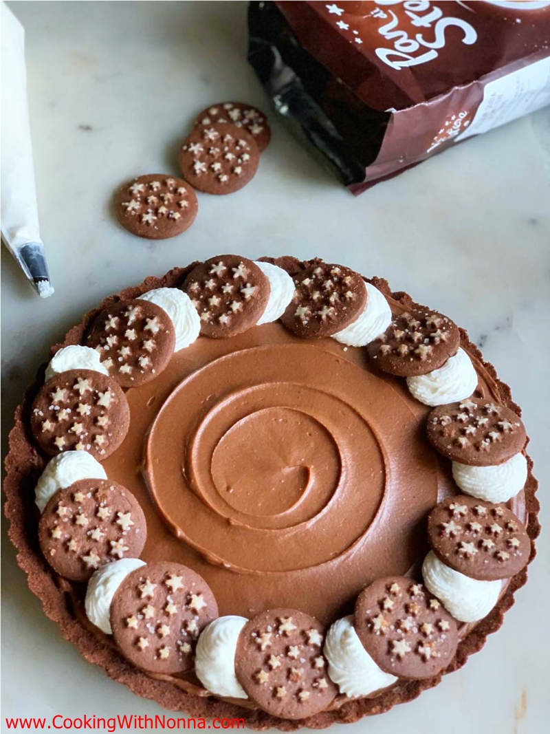 Nutella Pan di Stelle No-Bake Tart