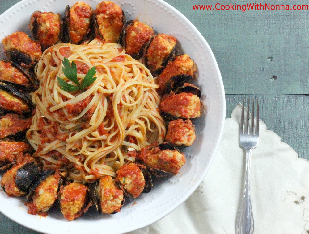 Stuffed Mussels - Cozze Nere Ripiene