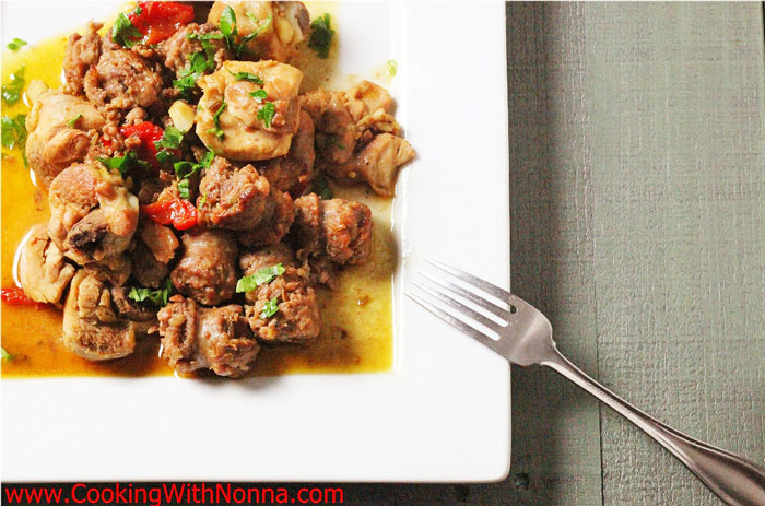Chicken Scarpariello with Sausage