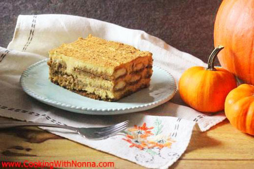 Pumpkin Tiramisu`
