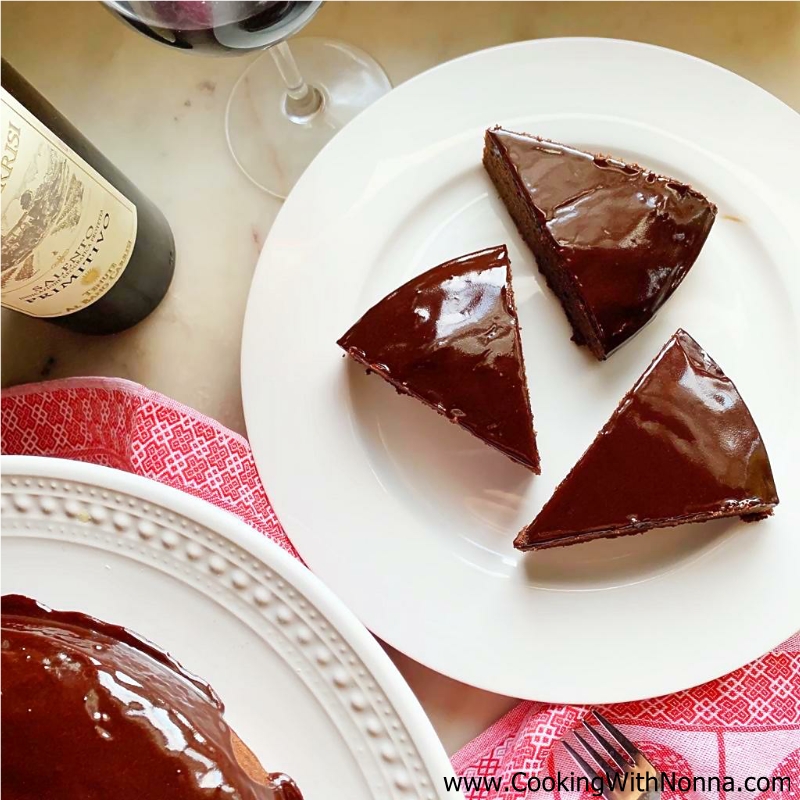 Red Wine Chocolate Cake