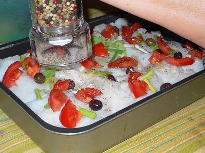 Baked Baccala and Potatoes