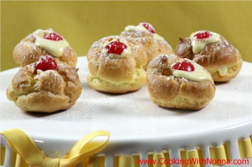 Zabaione Cream Puffs