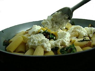 Pasta with Rapini and Ricotta