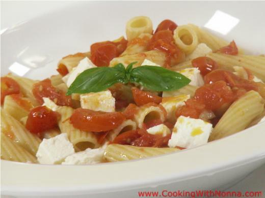 Rigatoni alla Caprese