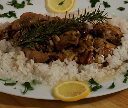 Rabbit Ligurian Style - Coniglio alla Ligure